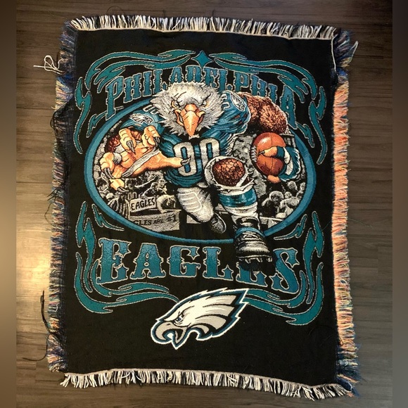 NFL | Bedding | Philadelphia Eagles Woven Tapestry Blanket 54 Inches X ...